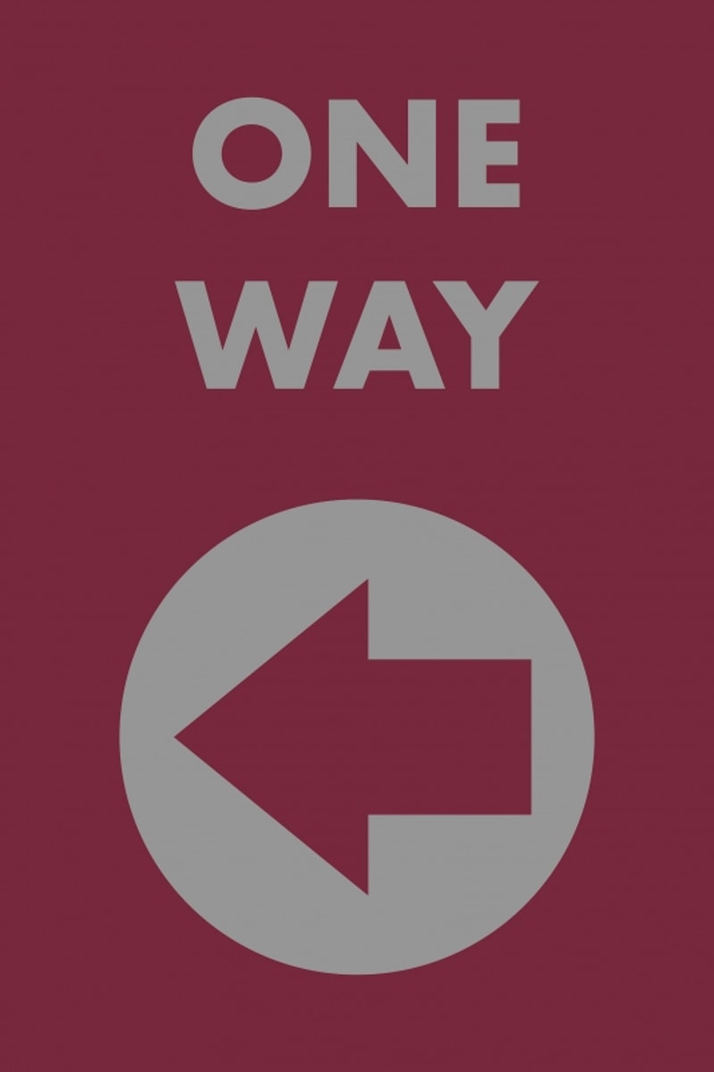 One Way Left Arrow Floor Mat 194AL | NoTrax