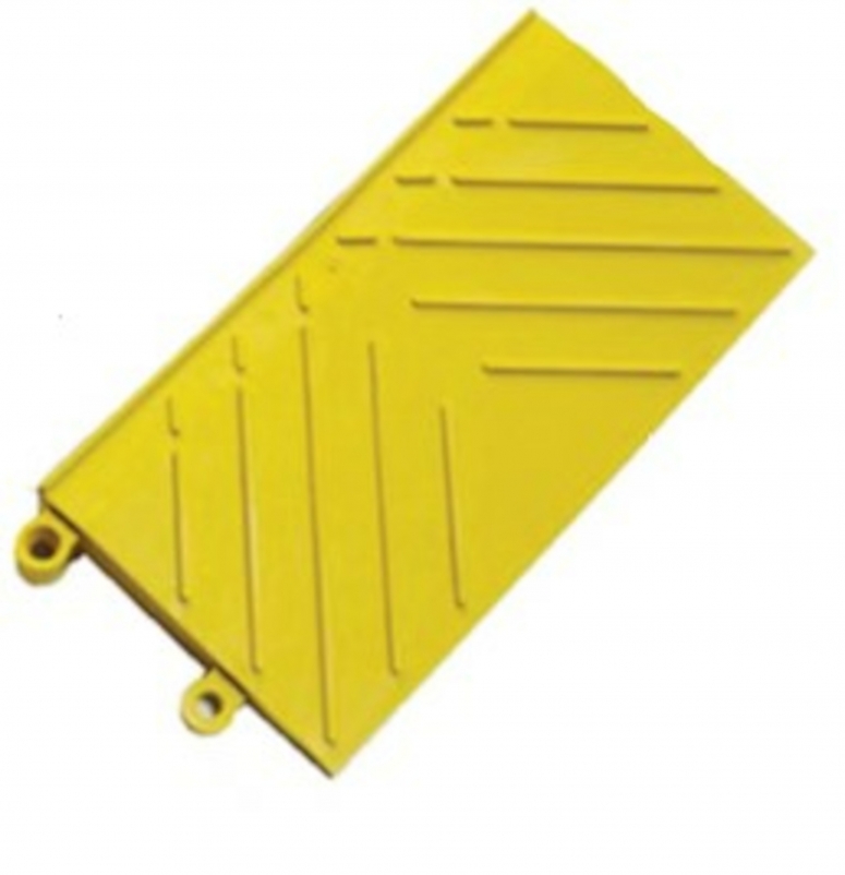 620 Diamond Flex-Lok Solid Interlocking Floor Tiles Ramp - 6" x 12 ...