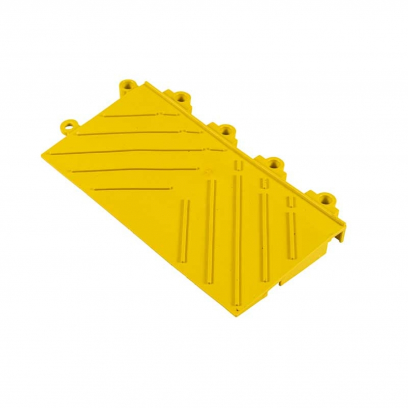 Interlocking Floor Tile PVC Diamond Flex-Lok™ Solid Ramp | NoTrax