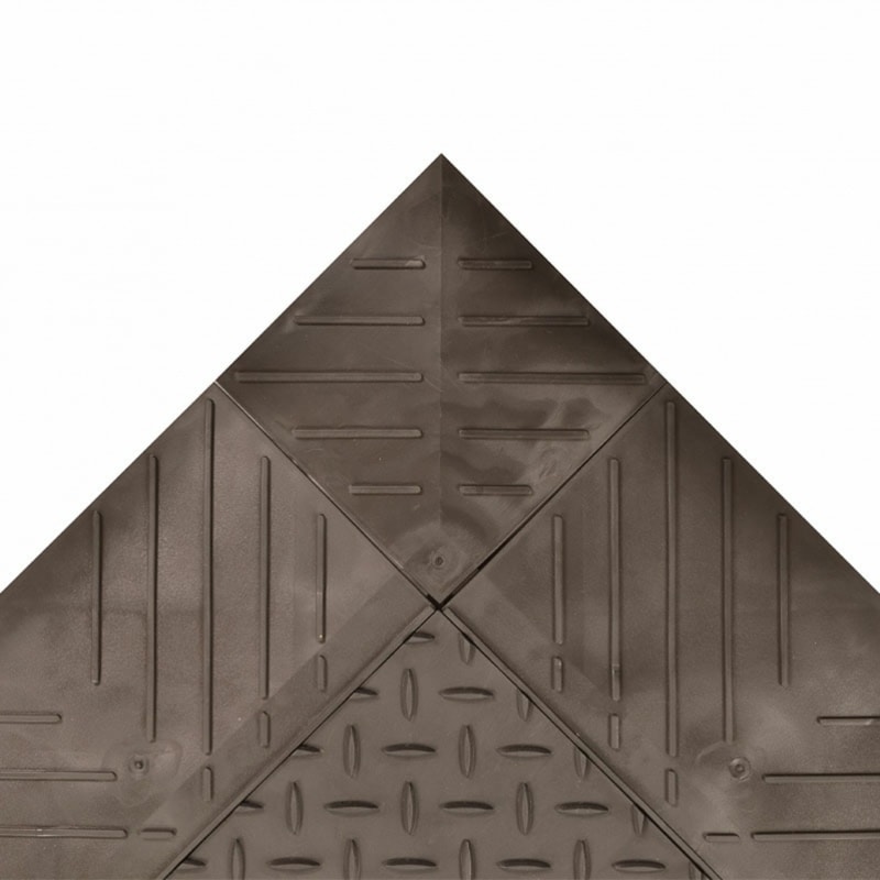 621 Diamond Flex-Lok Solid Interlocking Rubber Mat - 42" x 72 ...